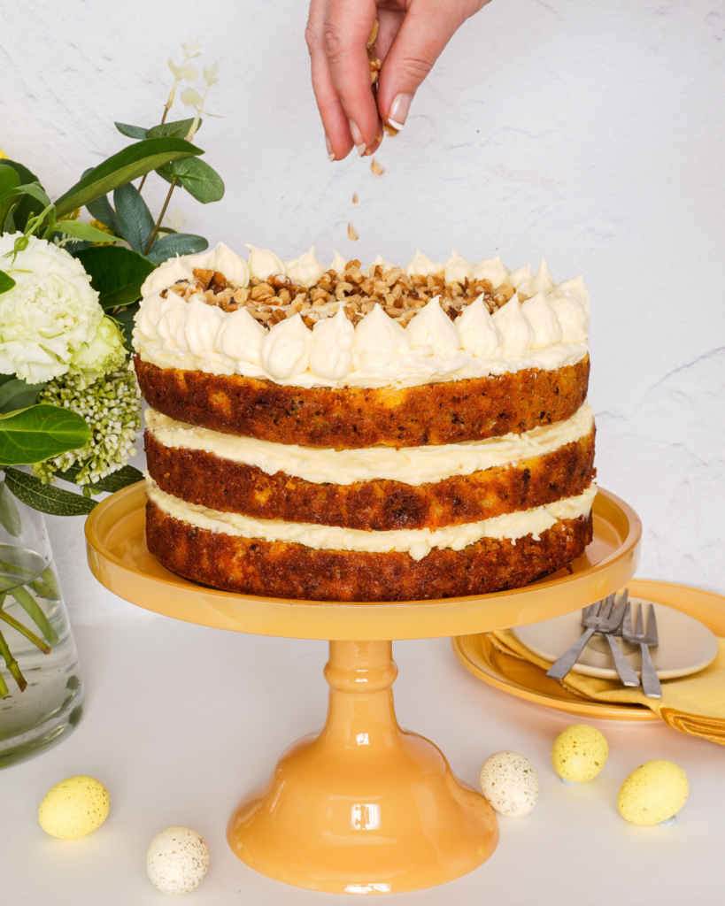 Carrot, Walnut & Raisin Cake - Sunbeam Foods - Australian Dried Fruits